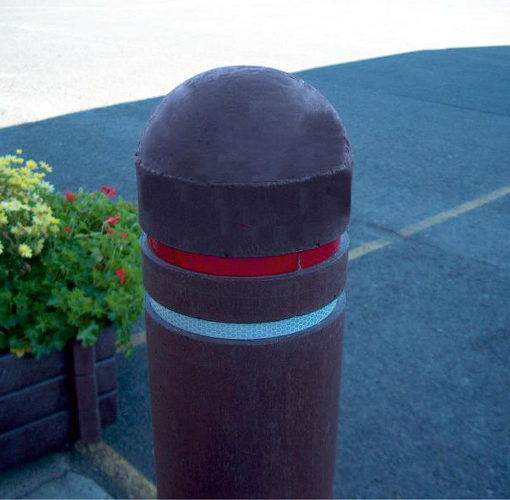 Pilón con cabeza hemisférico Ø 15 cm en plástico reciclado - Alquienvas