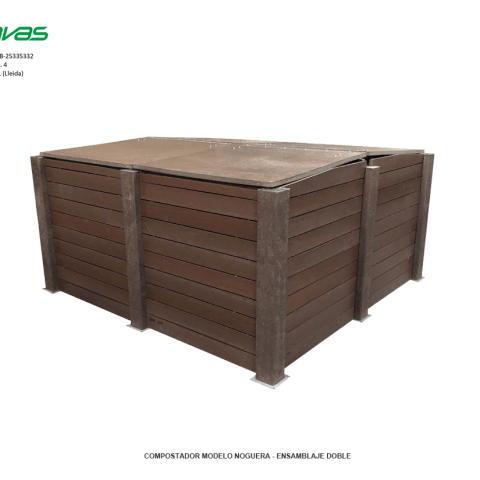 Compostador modular de plástico reciclado | Alquienvas Plastic
