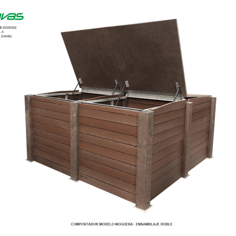 Compostador modular de plástico reciclado | Alquienvas Plastic