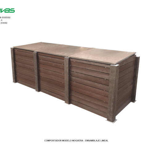 Compostador modular de plástico reciclado | Alquienvas Plastic